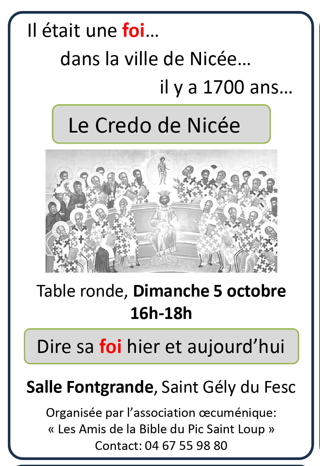 Table ronde "Il était une FOI"
